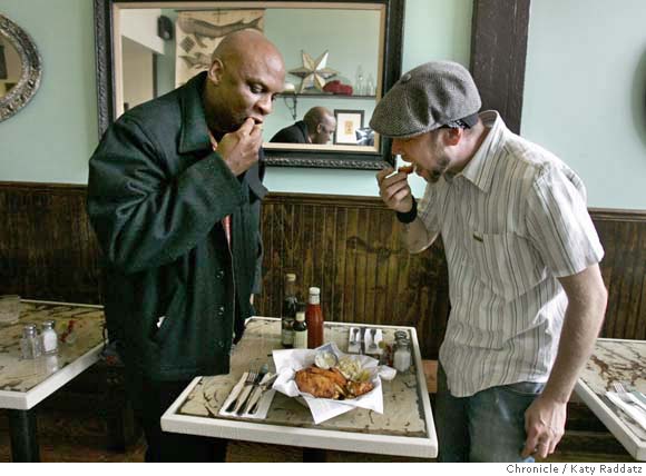 Seafood and vegetarian fare set sail in a sea of cool