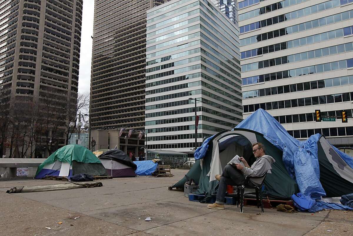 Occupy camps still standing in L.A., Philadelphia