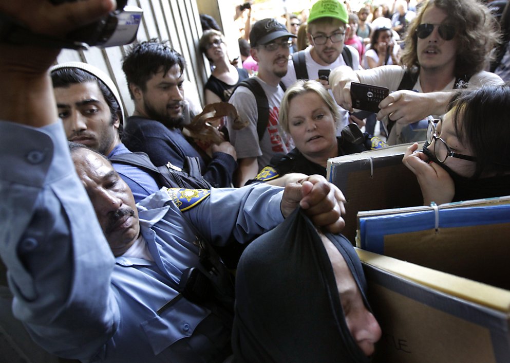 UC Berkeley students occupied Tolman Hall