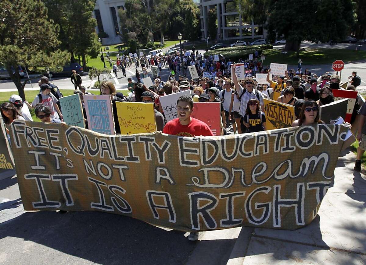 UC Berkeley students occupied Tolman Hall