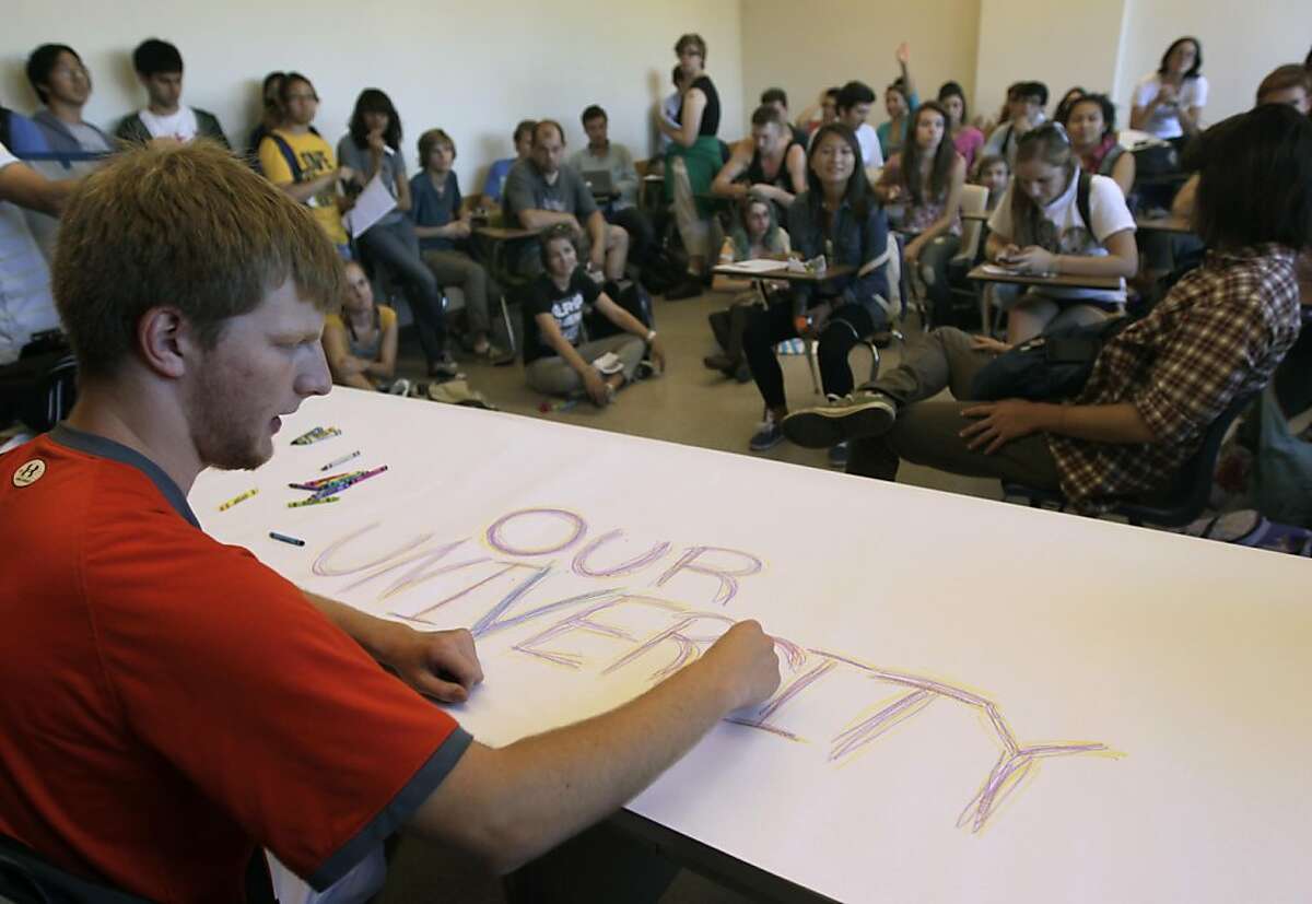 UC Berkeley students occupied Tolman Hall