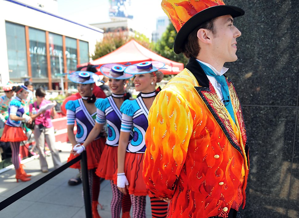 The circus in Union Square