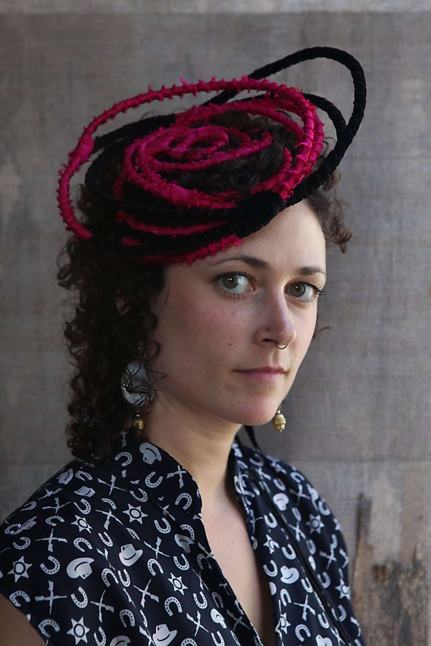 Hats off to the fascinator's bold statement