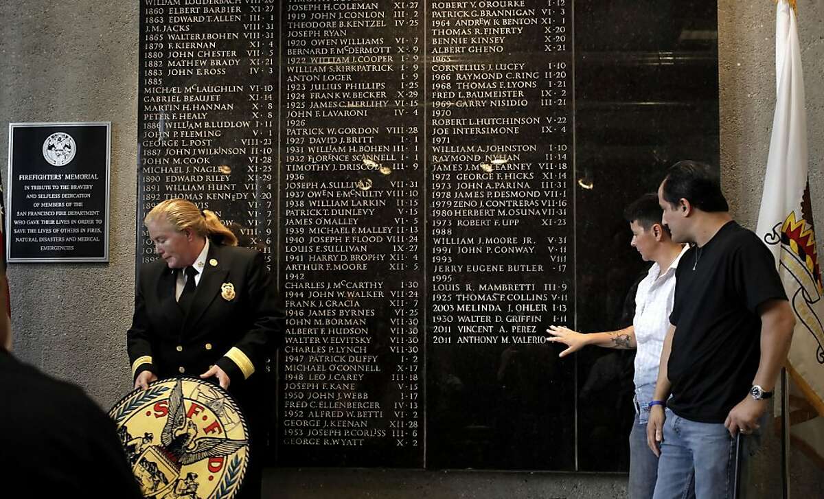 S.F. Fire Department honors Perez, Valerio