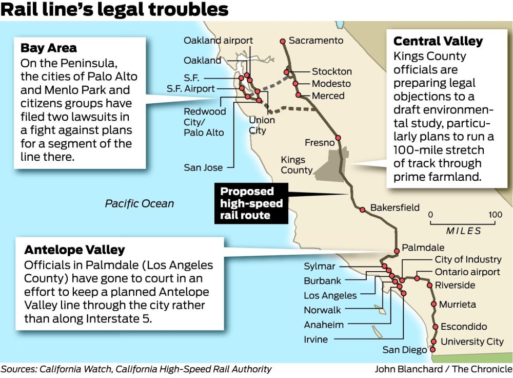 High-speed rail: Lawsuits could delay, kill plans