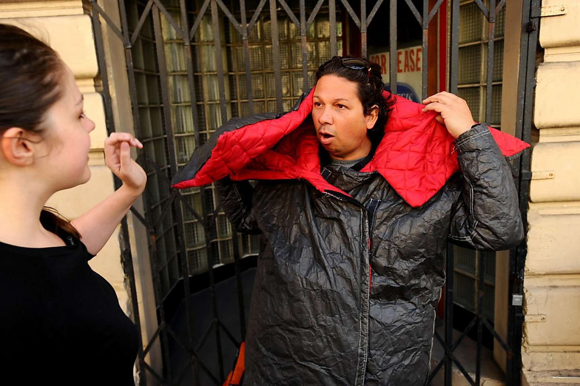 Design student creates coat for homeless people