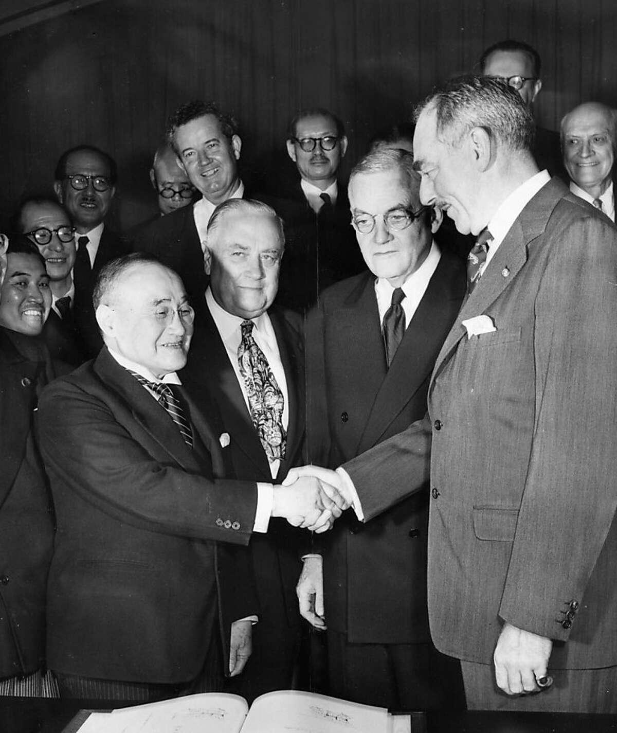 WWII peace treaty's 60th celebrated in S.F.