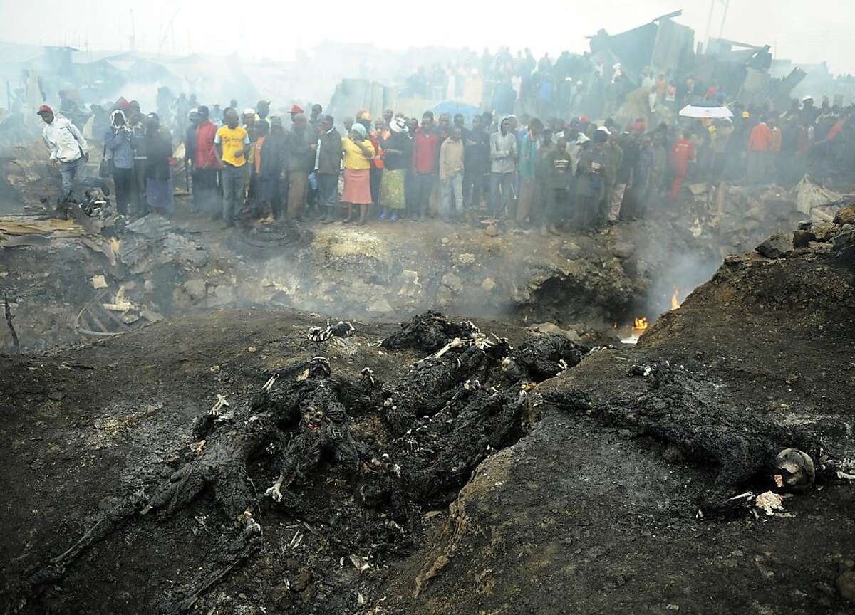Kenya: 75 die in pipeline explosion in Nairobi slum