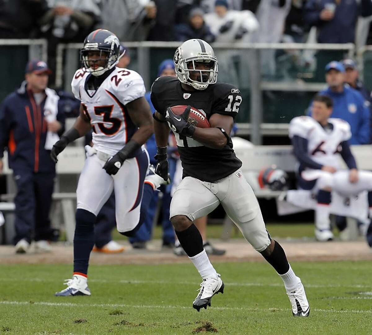Who's the Raiders' fastest player?