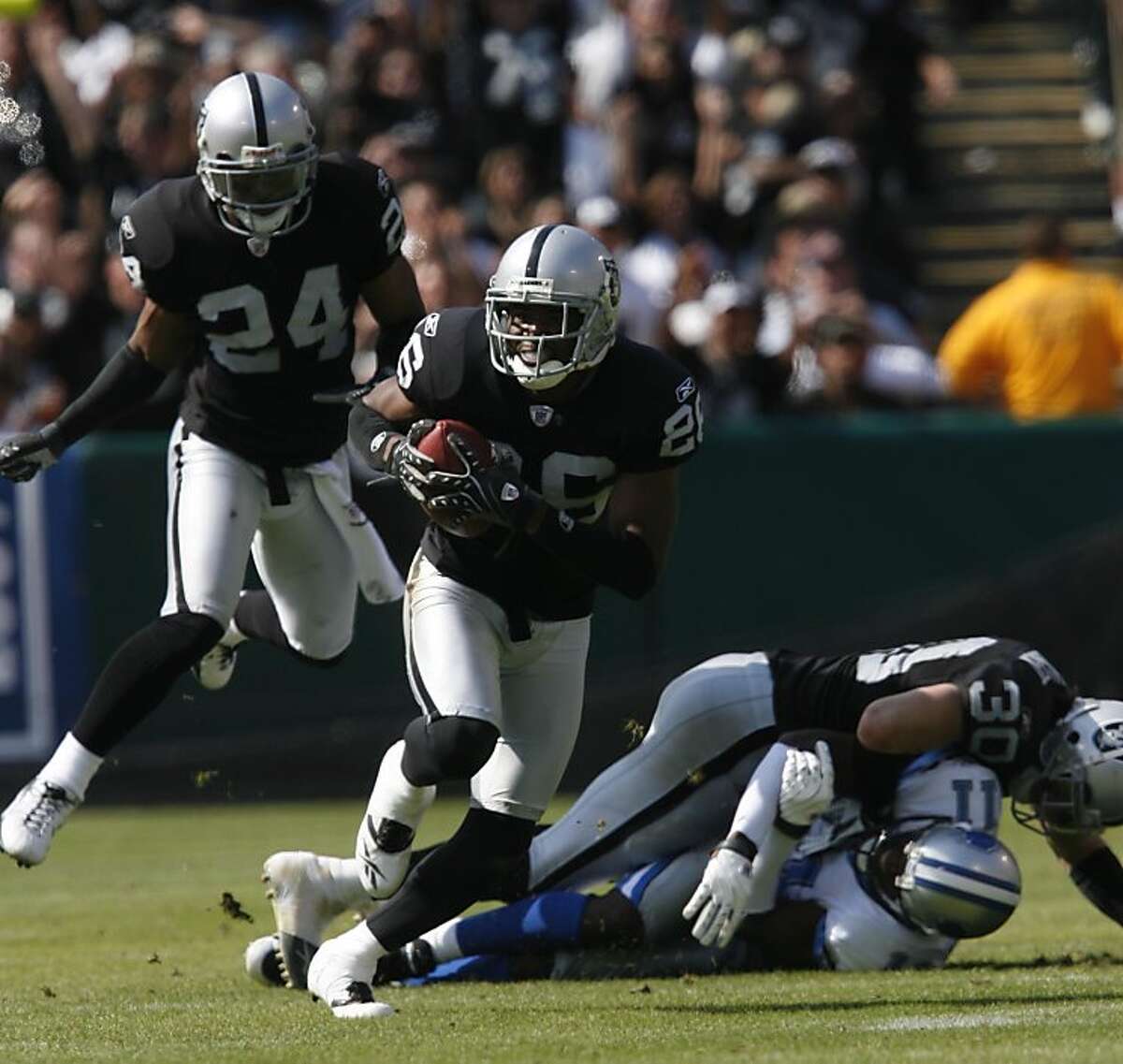 Who's the Raiders' fastest player?