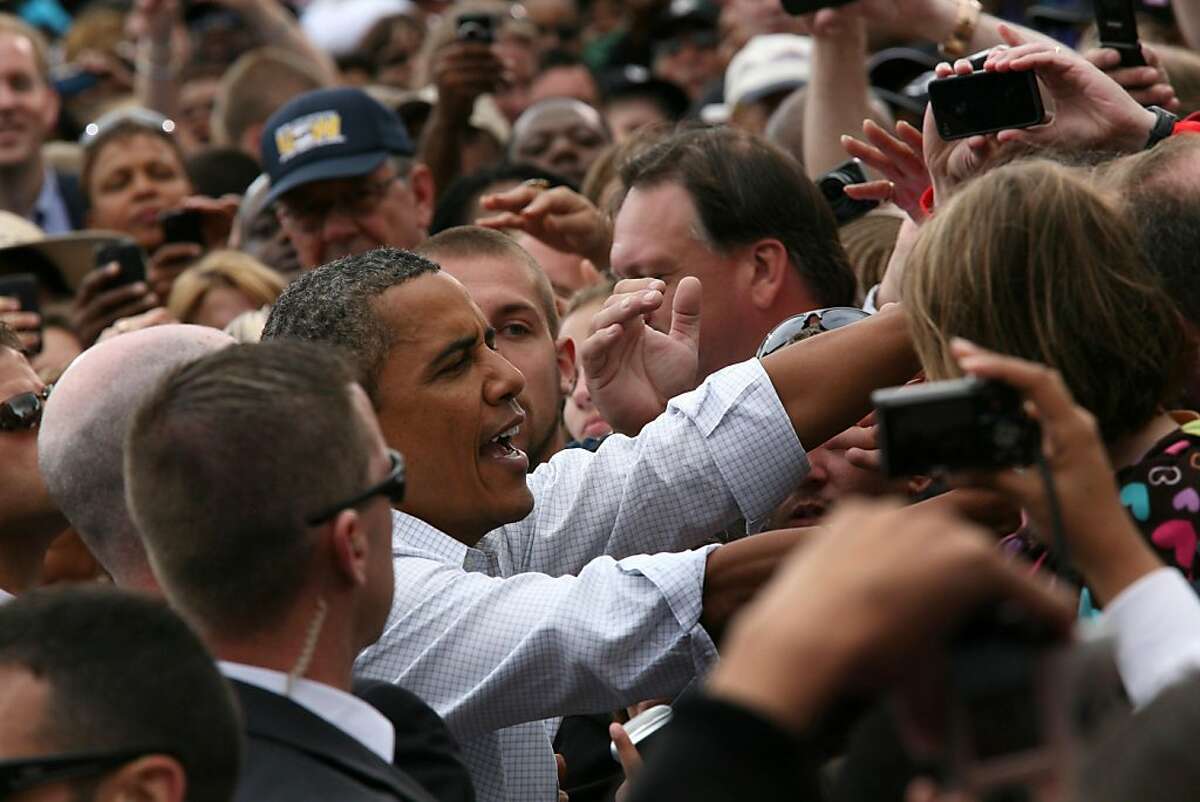 Obama previews jobs speech at Detroit rally