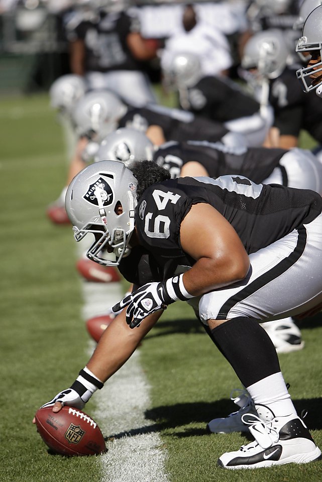 Raiders center Samson Satele holding it together
