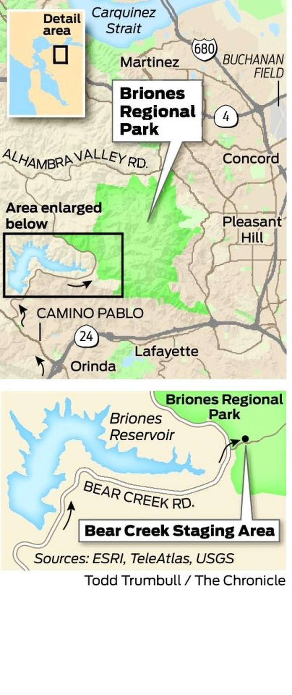 At Briones Regional Park, a popular autumn display