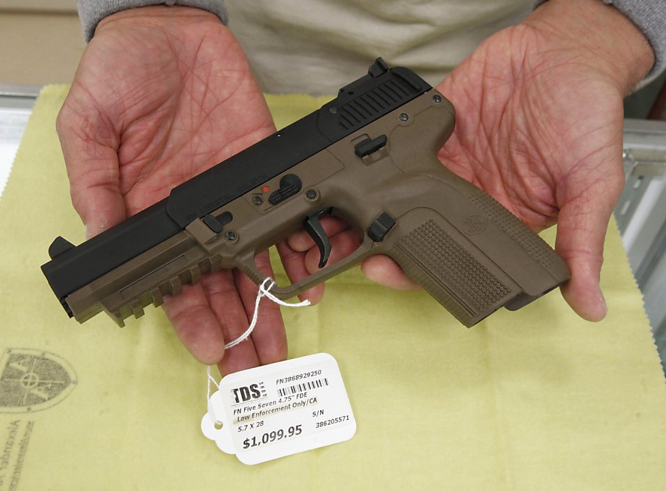 Weapons sales to public place focus on police arms