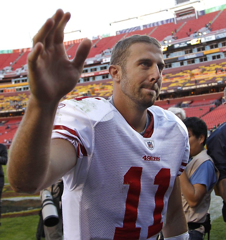 49ers QB Alex Smith plays like he belongs