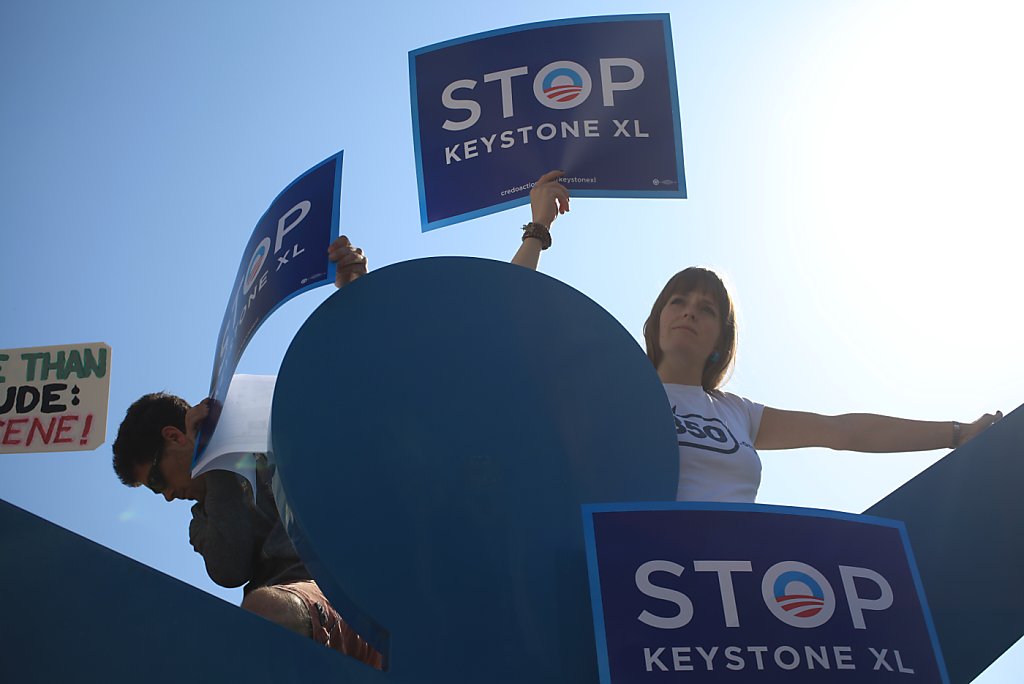 Keystone pipeline protest heading to White House