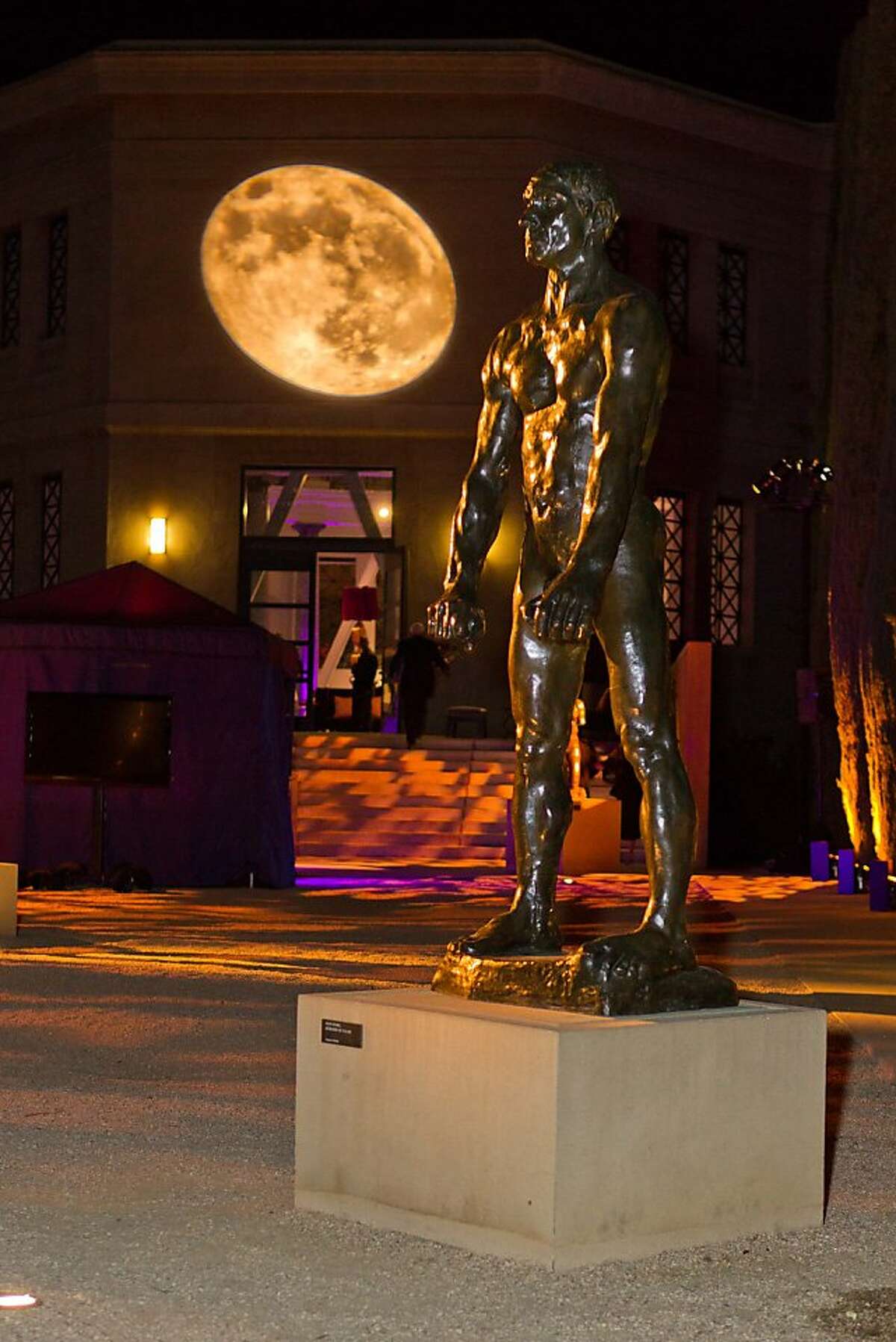 Rodin by Moonlight
