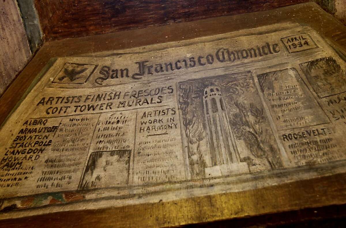 Depression-era Coit Tower murals need touch-up