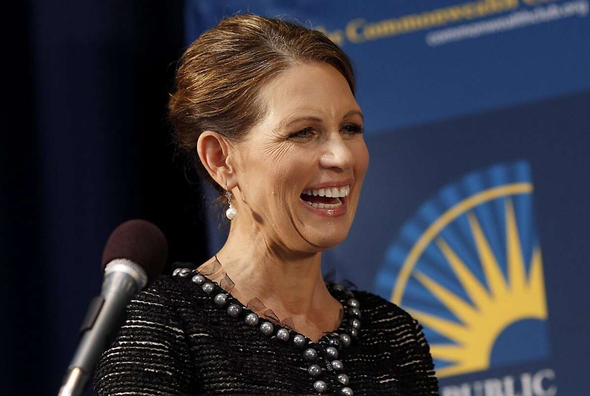 Michele Bachmann ignored by S.F. protesters