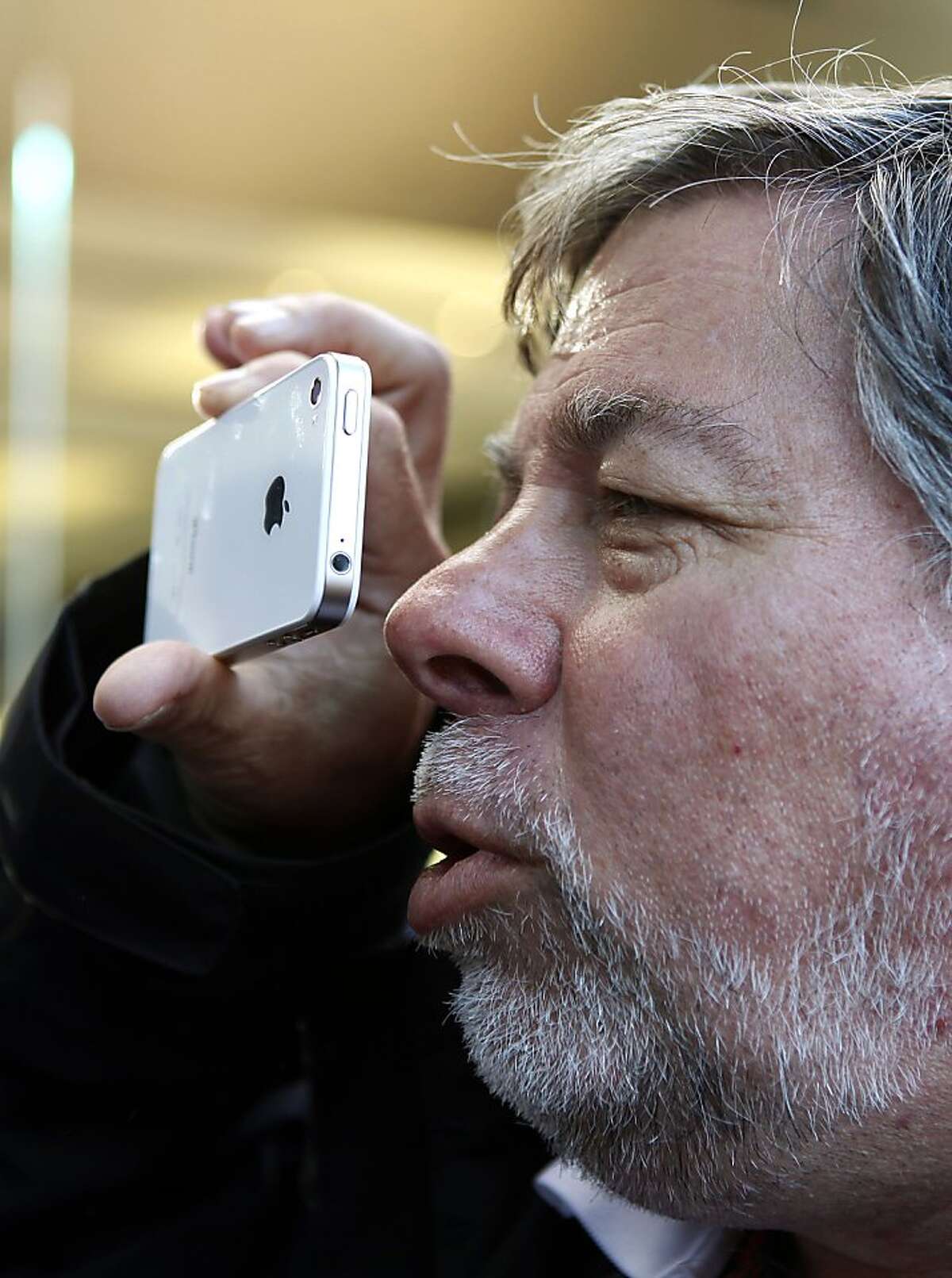iPhone on sale, Wozniak first