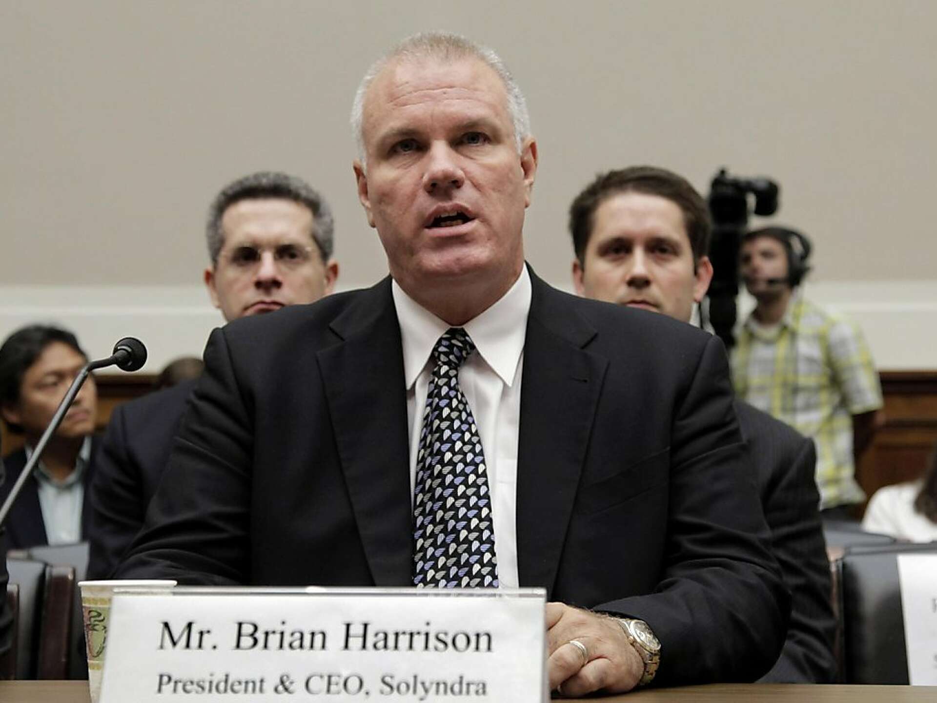 Solyndra CEO Brian Harrison steps down