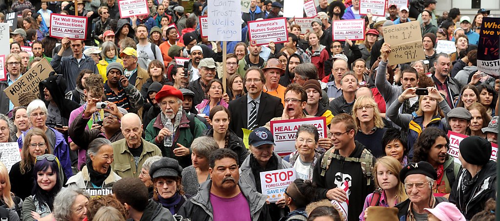 Occupy movement in Oakland, SF housing protest
