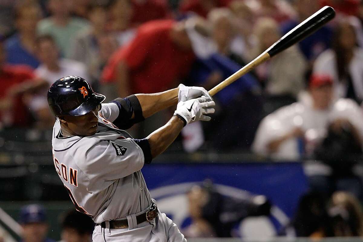 Texas gets to Verlander before rain knocks him out