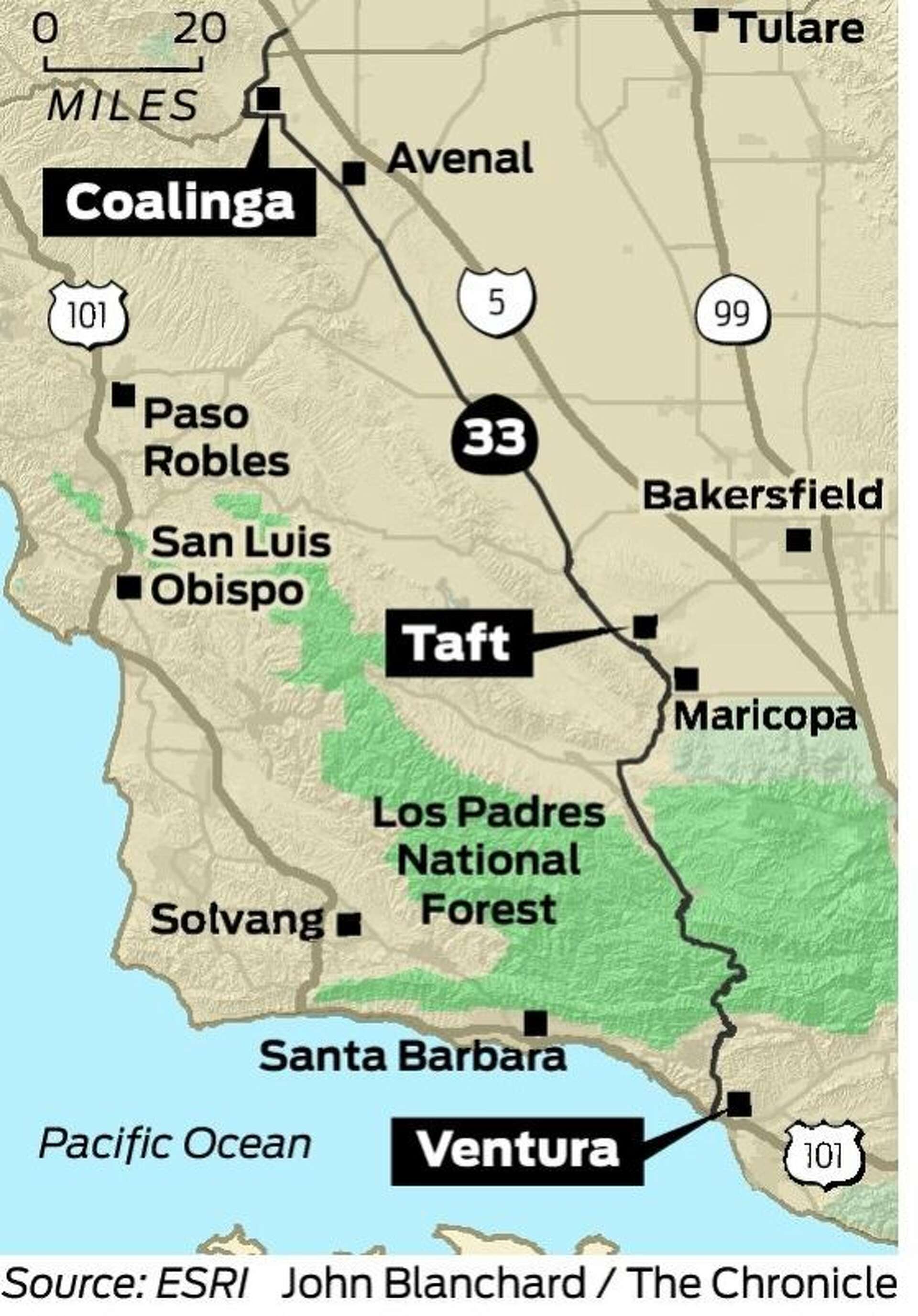 California Route 33: 190 miles full of surprises