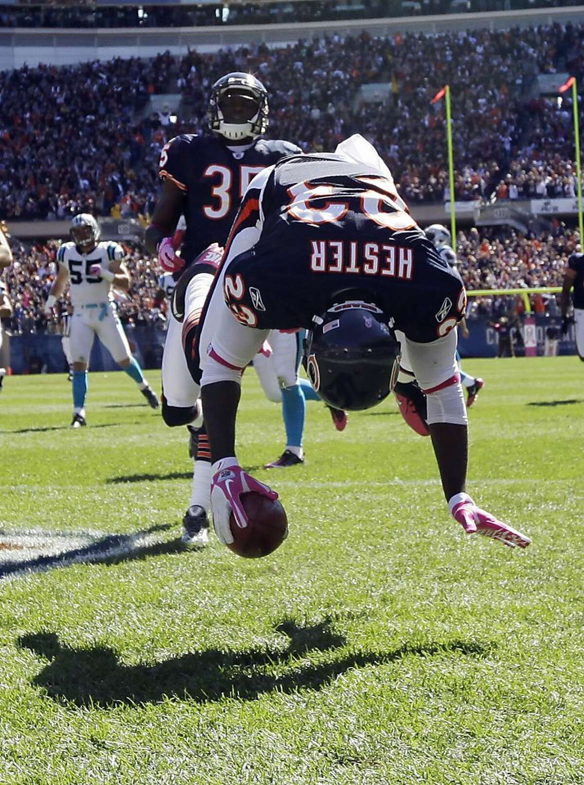 Hester sets punt-return TD record