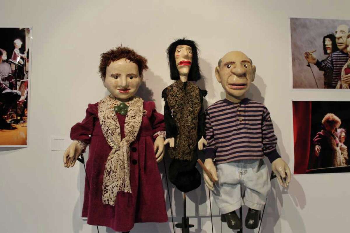 Ed Atkeson's puppets on display at Albany Center Gallery
