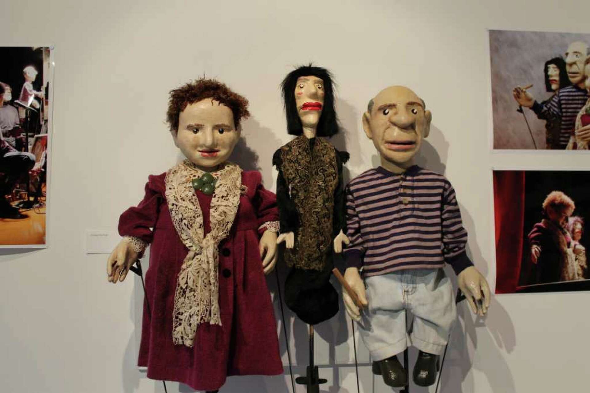Ed Atkeson's puppets on display at Albany Center Gallery