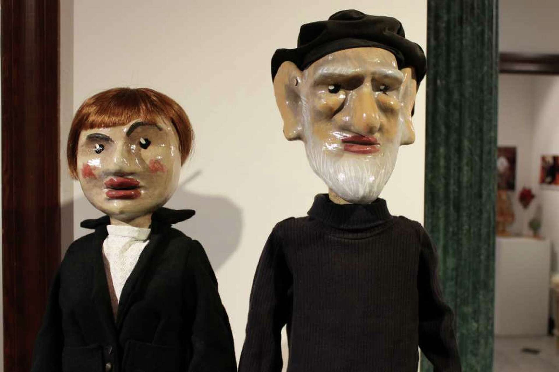 Ed Atkeson's puppets on display at Albany Center Gallery