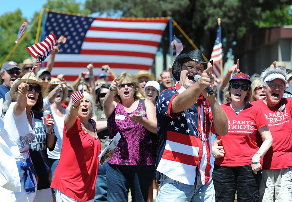 Tea Party Express kicks off from Napa.