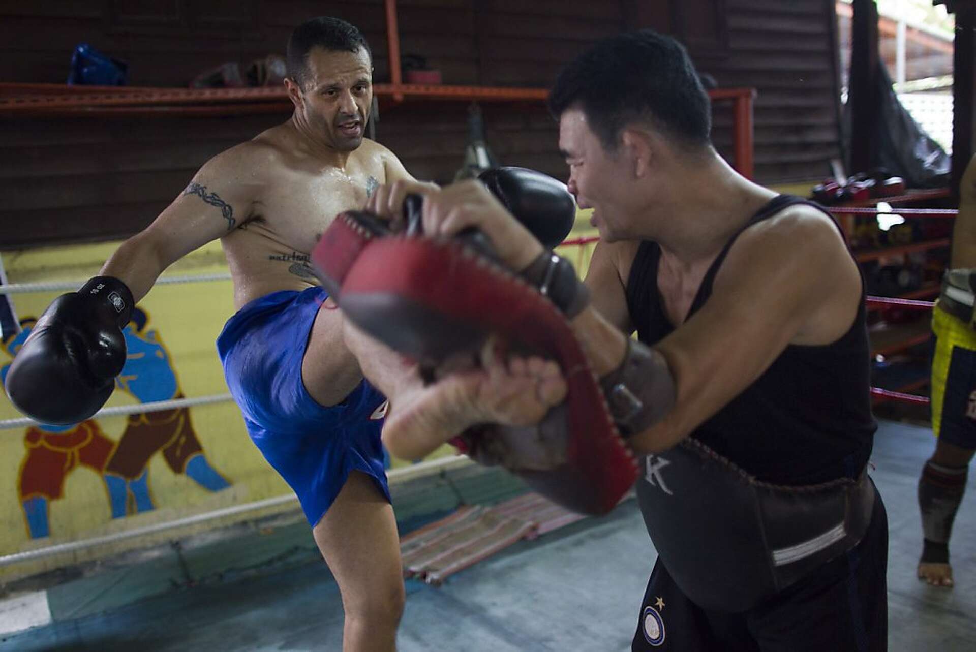 Muay Thai kickboxing in Thailand