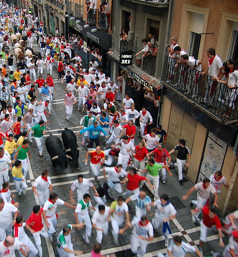 Pamplona's Running of the Bulls