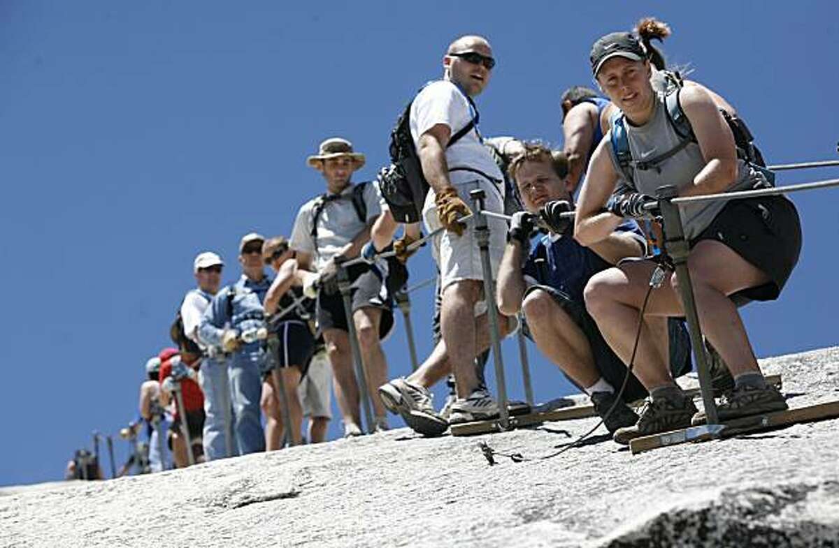 Climb to top of Half Dome will require a permit