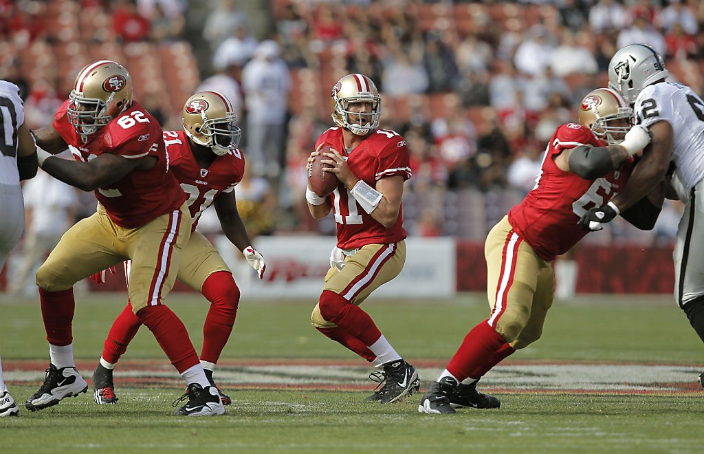 49ers' offense comes together in win over Raiders