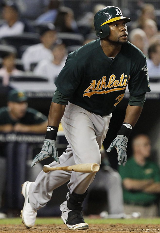 Brandon Allen's mammoth HRs help A's beat Yanks