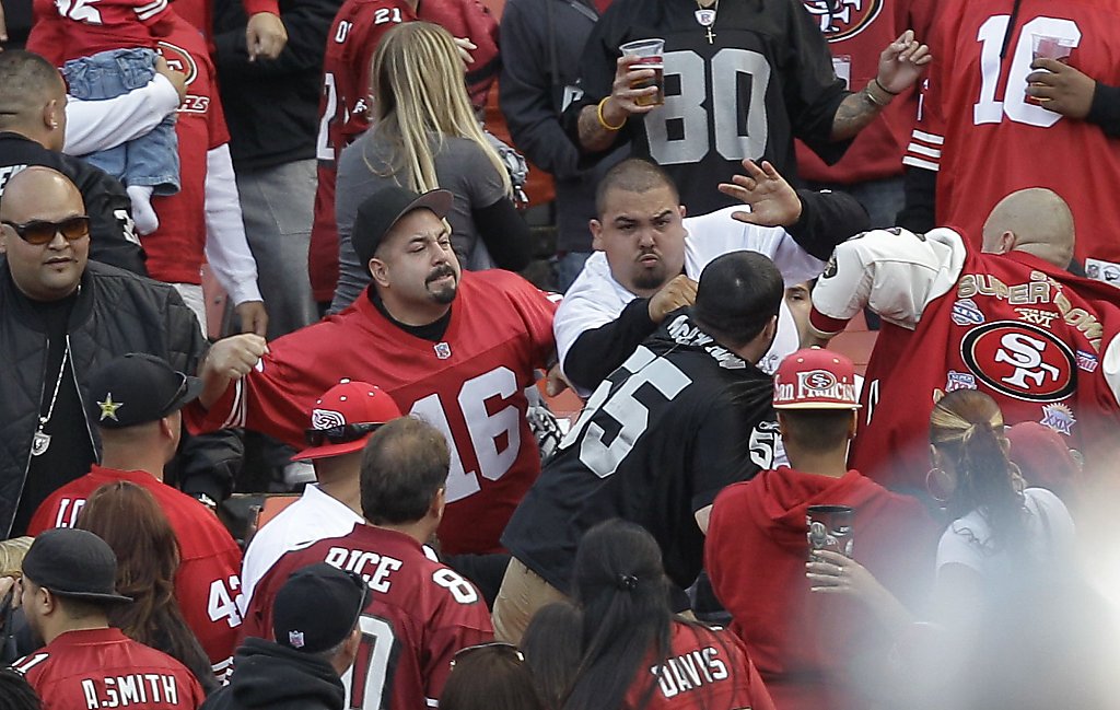 On 49ers-Raiders fan violence at Candlestick