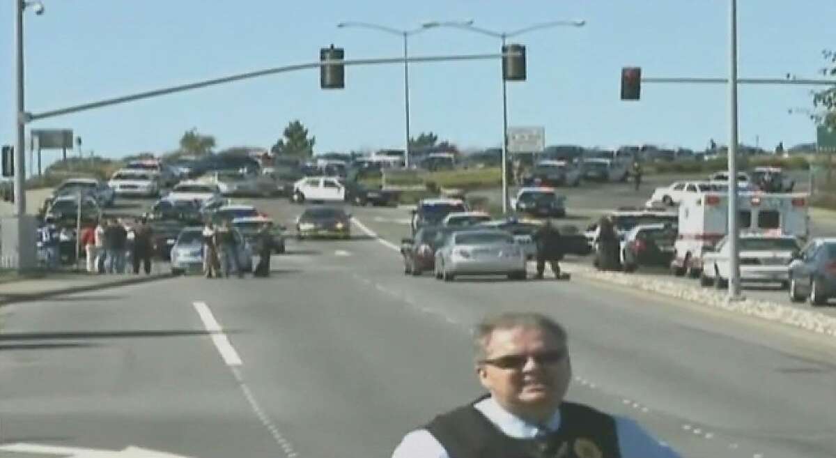 Suspect shot dead in Pinole; officer, guard hurt