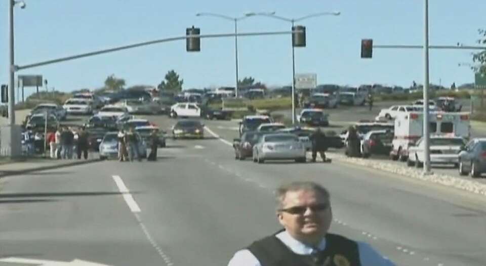 Suspect shot dead in Pinole; officer, guard hurt