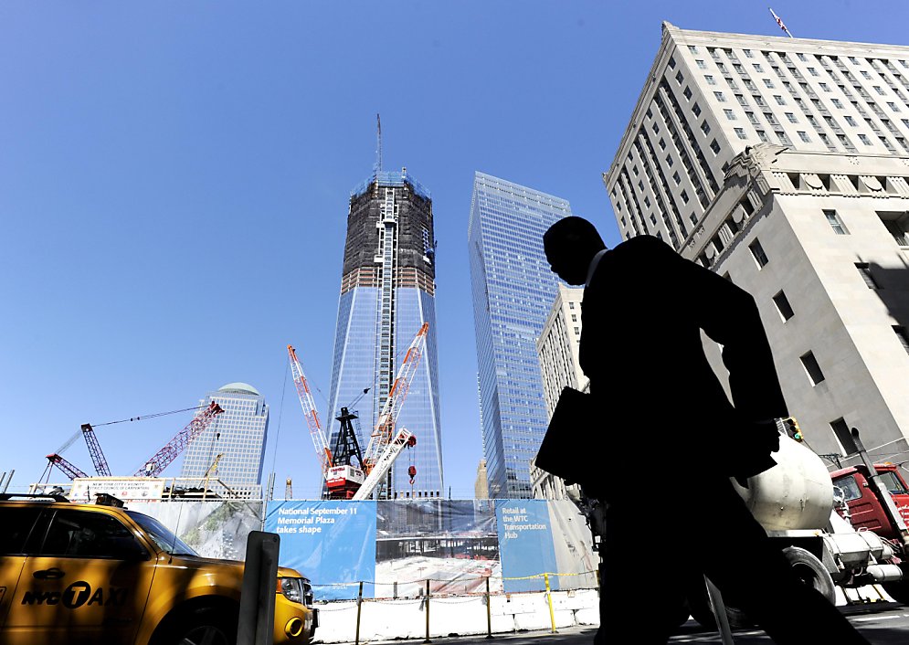Freedom Tower rises from void of Ground Zero ruins