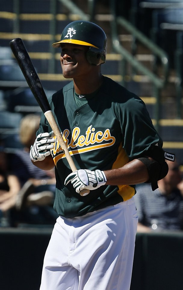 A's Michael Taylor looks forward to having fun