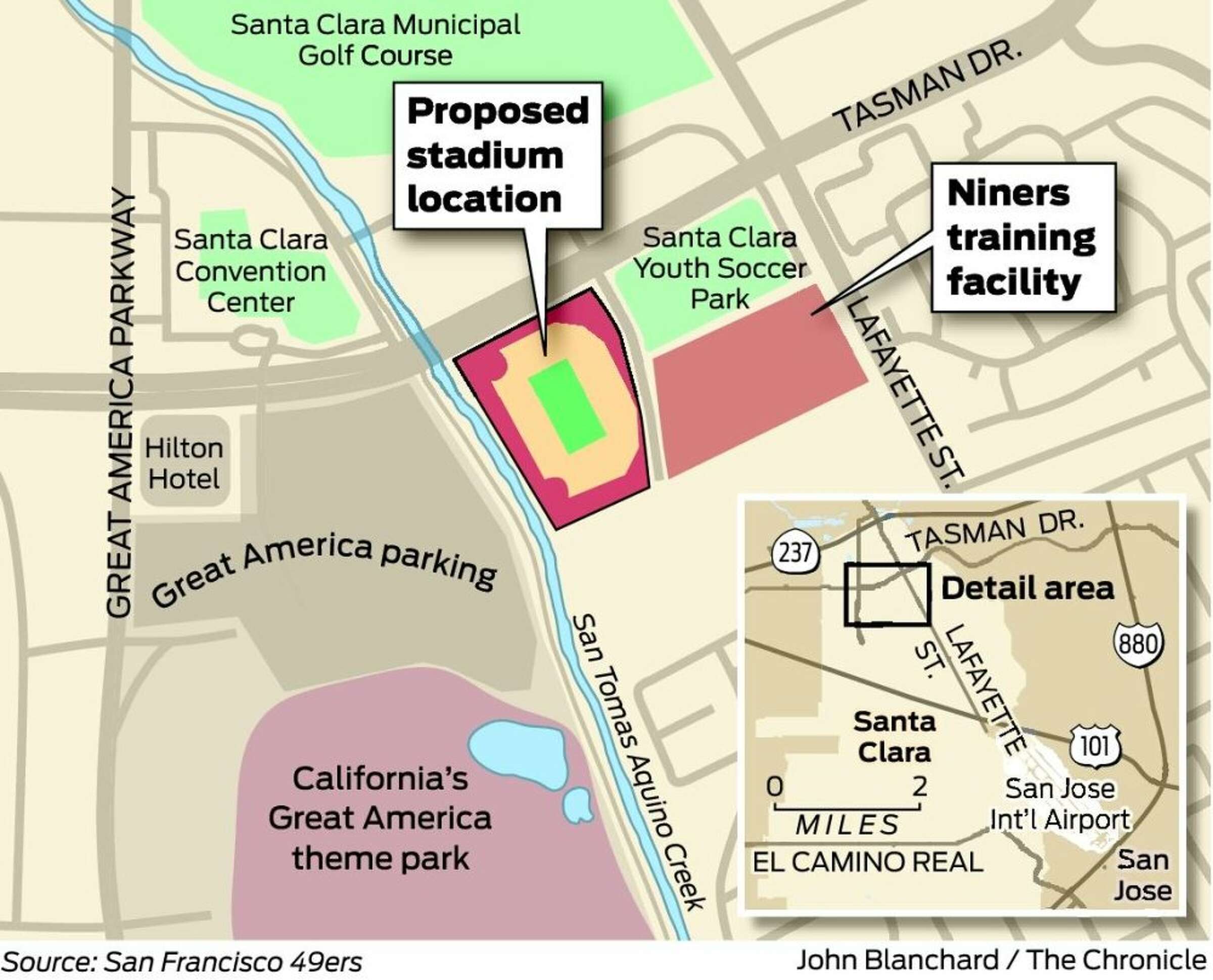 One small step: Niners unveil stadium model