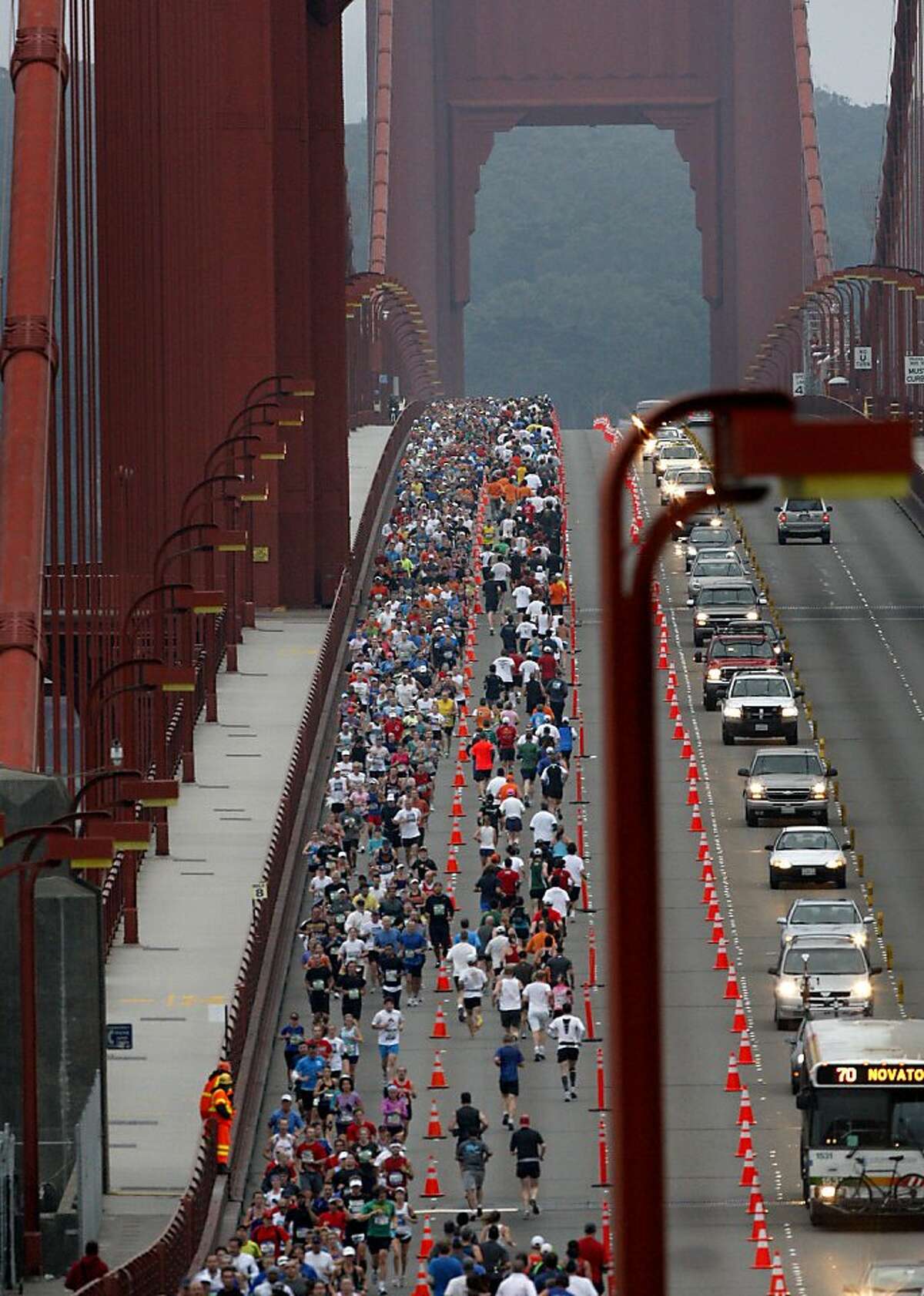 S.F Marathon gives runners a scenic route