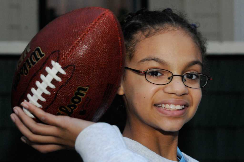 Football kids get a day in NFL sun