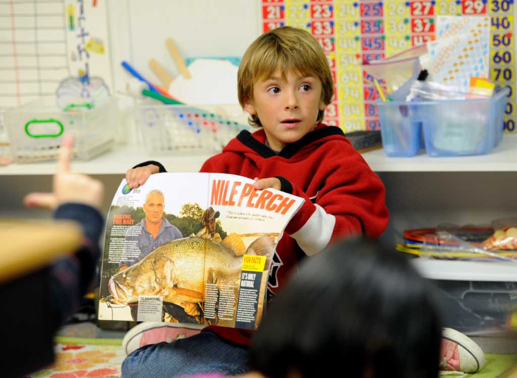First grade challenge class makes student from teacher