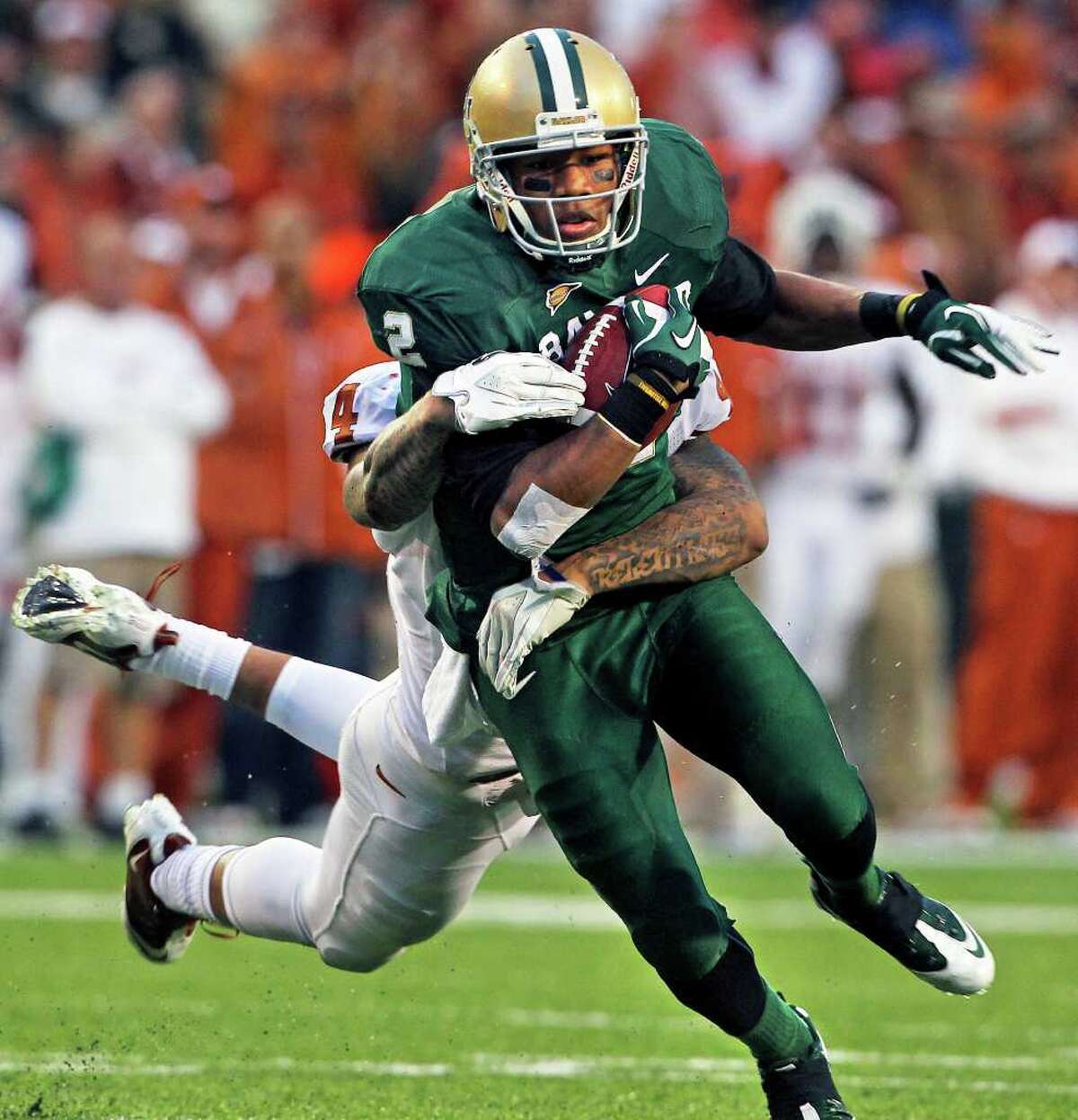 Griffin enjoys banner day as Bears hammer Horns