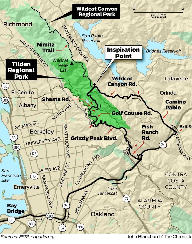 Tilden Regional Park's Inspirational Point