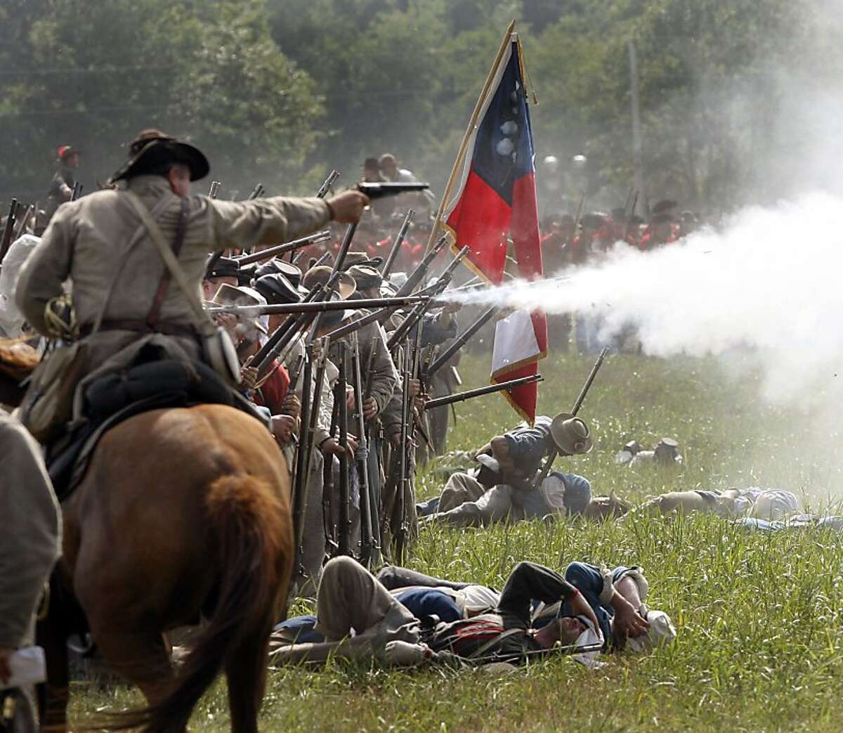 Highlights from the First Battle of Bull Run reenactment